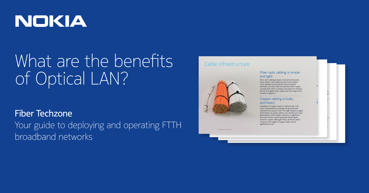 The benefits of Optical LAN