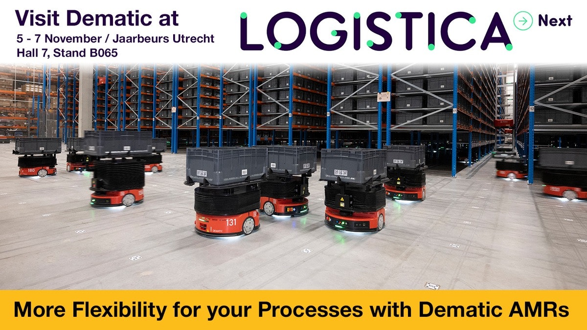 Experience Dematic's Innovative Bin-to-Picker AMR at Logistica NEXT ...